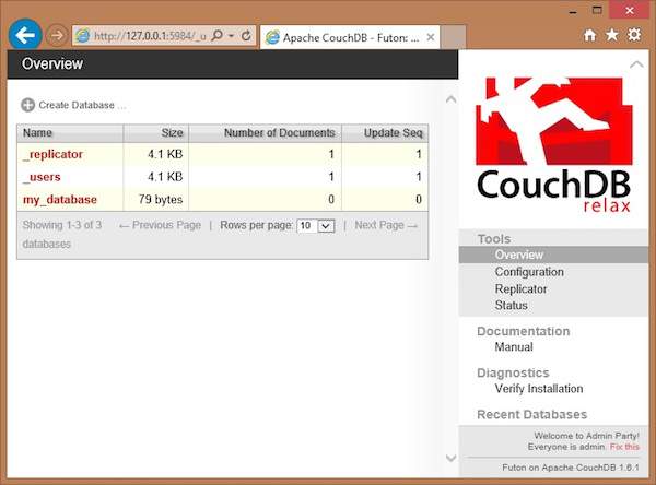 👉 CouchDB - Crear base de datos - Tutoriales y Cursos Gratuitos